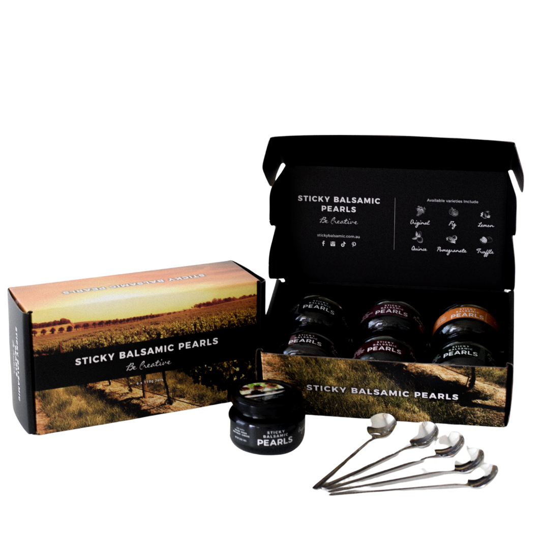 Sticky Balsamic Pearls